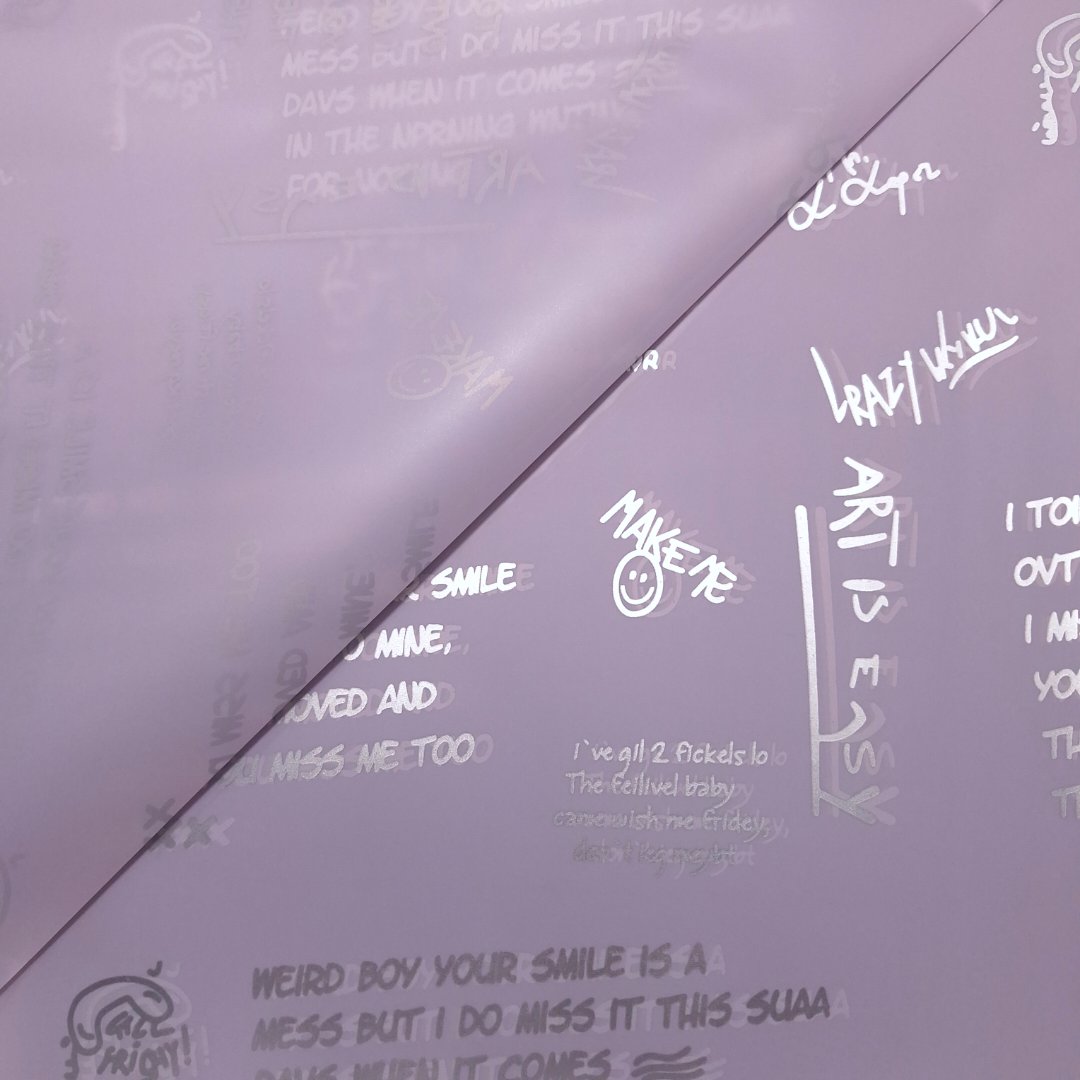 Coli celofan semitransparent cu scris pentru aranjamente florale ...