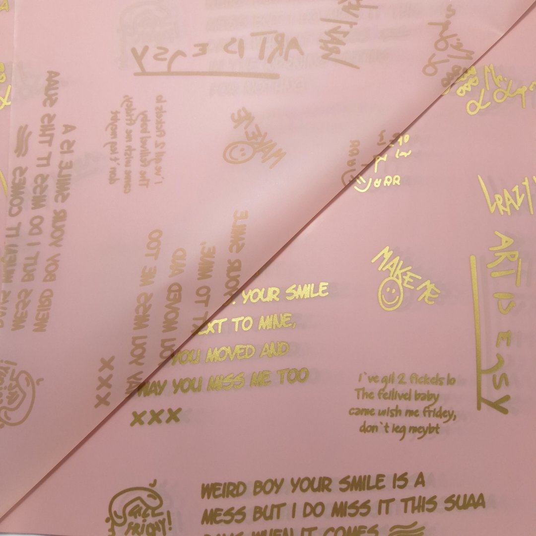 Coli celofan semitransparent cu scris pentru aranjamente florale ...