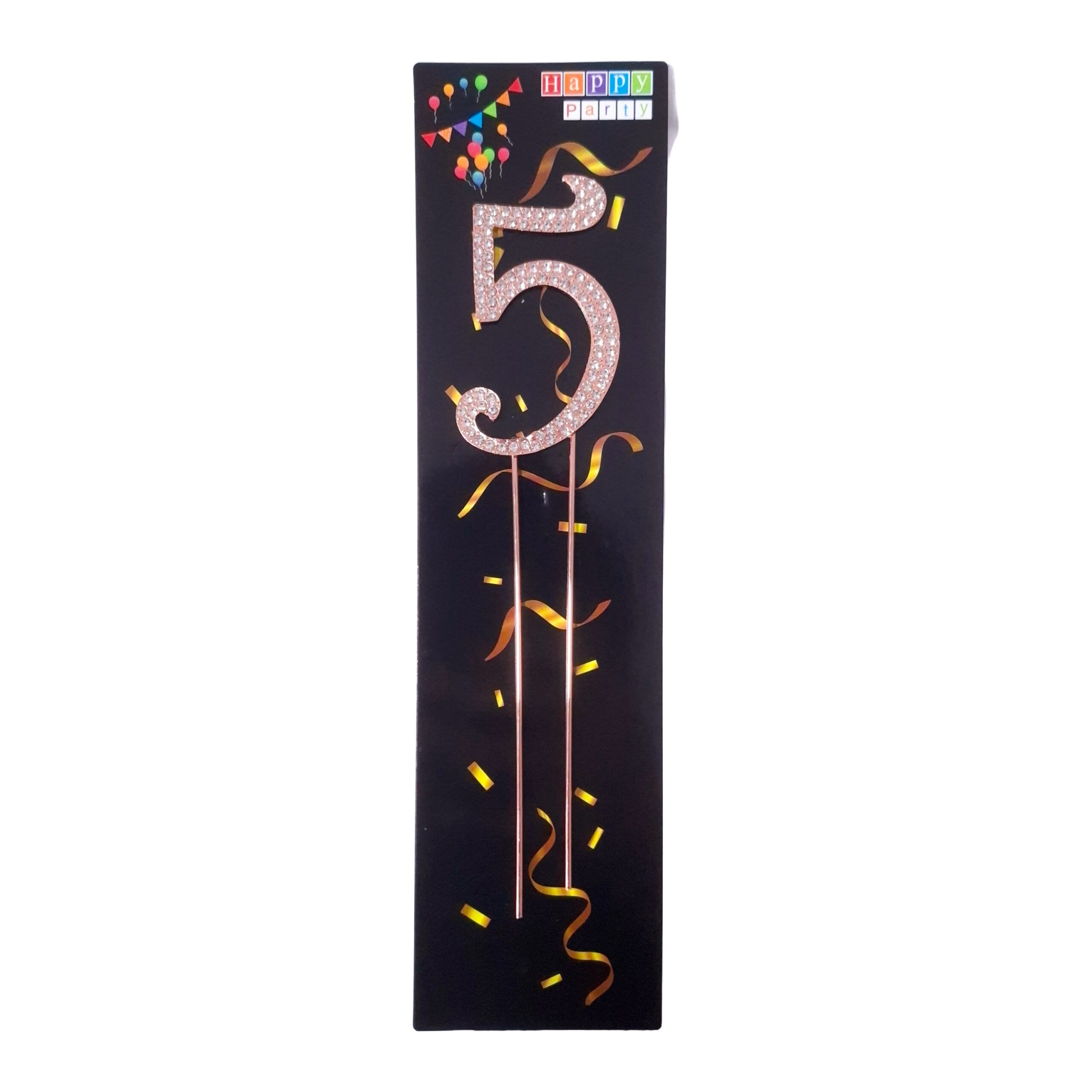 Topper pentru tort cifra ”5” - ROC P102 - Rocos.ro